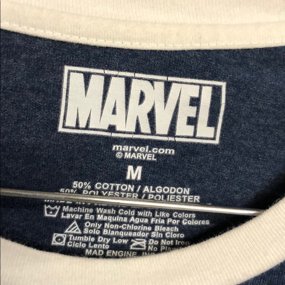 Marvel | Tops | Marvel Captain America Football Shirt Med | Poshmark